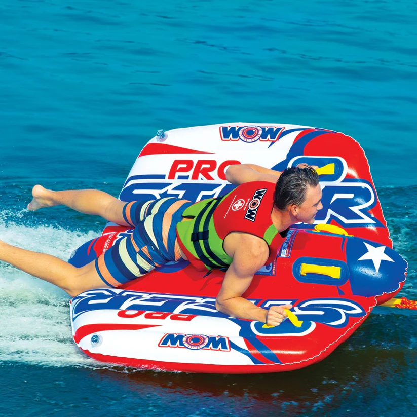 Float Tube Rental – Pro Steer 1-2 Person Inflatable Deck Towable Tube ...